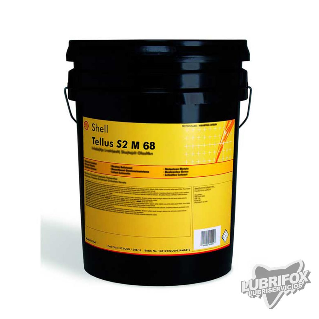 Tellus S2 M 68 Shell x 20LTS – Lubrifox Lubriservicios