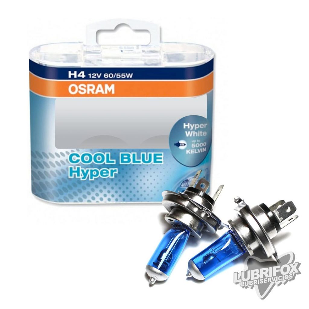 Lamparas Osram H7 Cool Blue Hyper Blue – Lubrifox Lubriservicios