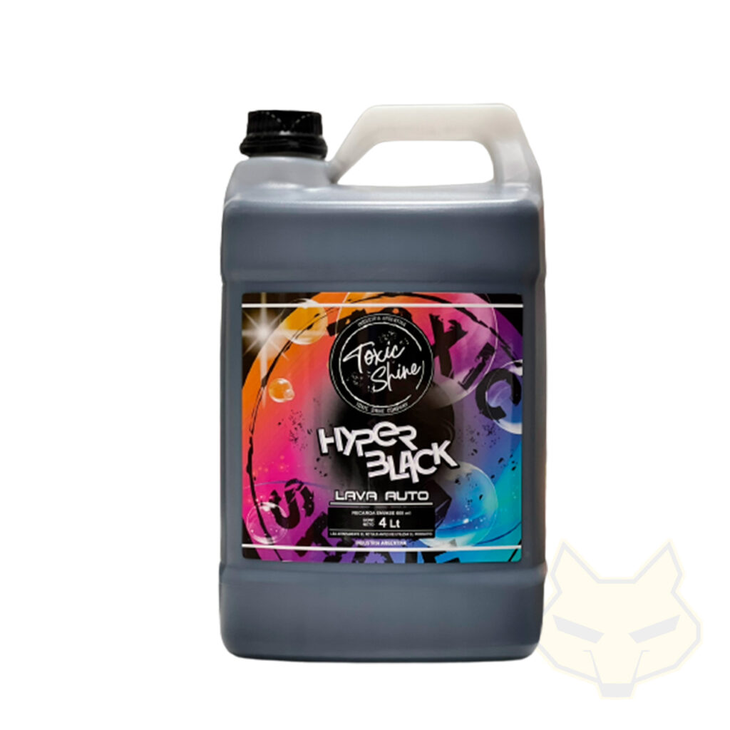 Toxic Shine Shampoo Hyper Black 4 Litros – Lubrifox Lubriservicios