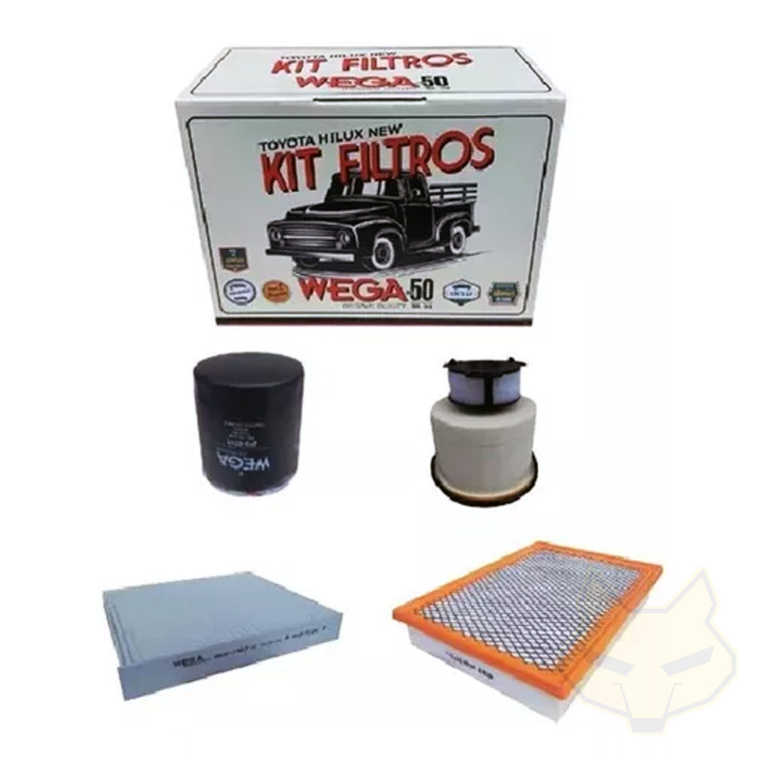 Kit 4 Filtros para Toyota Hilux New – Lubrifox Lubriservicios
